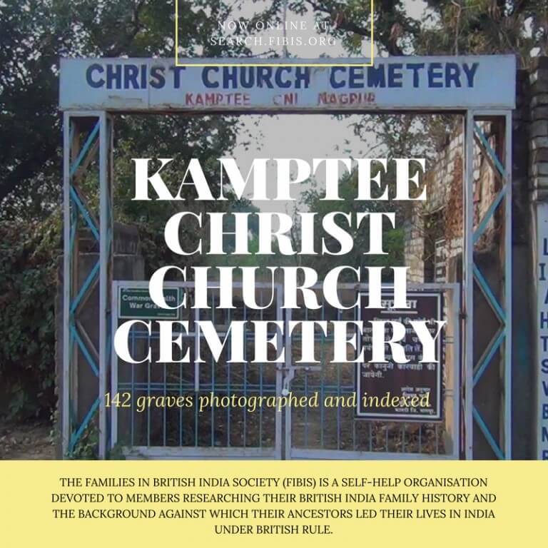 Kamptee Christ Church Cemetery - Families in British India Society